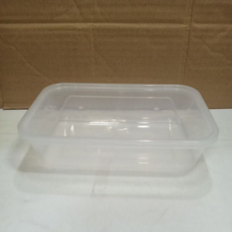Jual ThinWall Cup Rectangle Plastik Persegi Panjang 500 ml 25 pcs | Shopee Indonesia