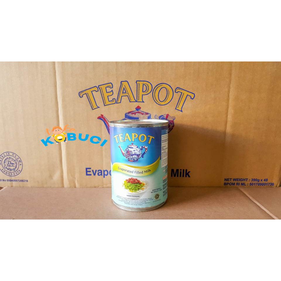 Jual TEAPOT F&N FN Susu Evaporasi 48 x 390 gr Evaporate Milk Lemak ...