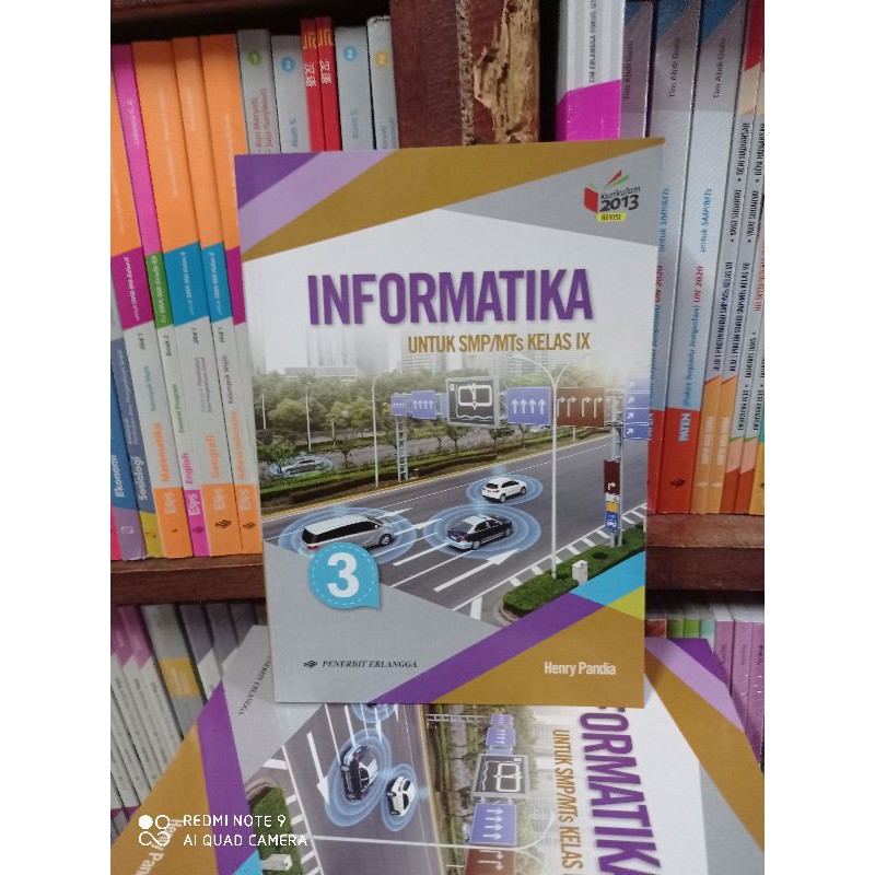 Jual Buku SMP Informatika Kelas 9 Revisi Erlangga | Shopee Indonesia