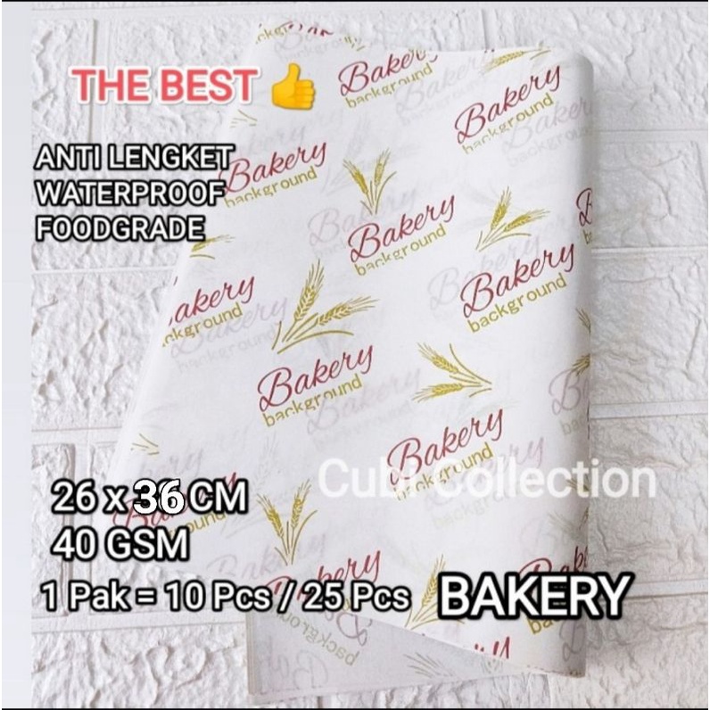 Jual KERTAS ROTI MOTIF / WAX PAPER / KERTAS BAKING PAPER MOTIF | Shopee ...