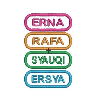 Jual Bed nama warna custom bet nama warna custom suka suka | Shopee ...