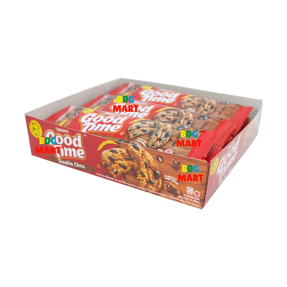 Jual BOX Good Time Double Chocolate Arnotts Biskuit Coklat Dengan ...