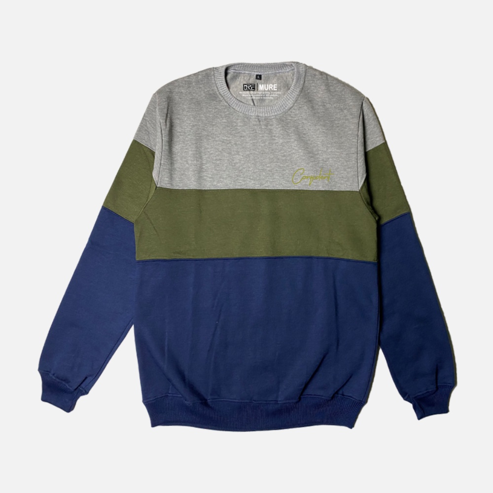 Jual MURE - Crewneck Sweater Kombinasi Pria Wanita Failling Tiga Warna ...