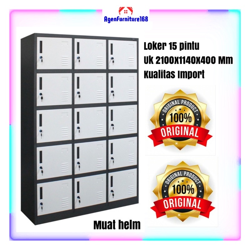 Jual LOCKER 15 PINTU FULL BESI | Shopee Indonesia
