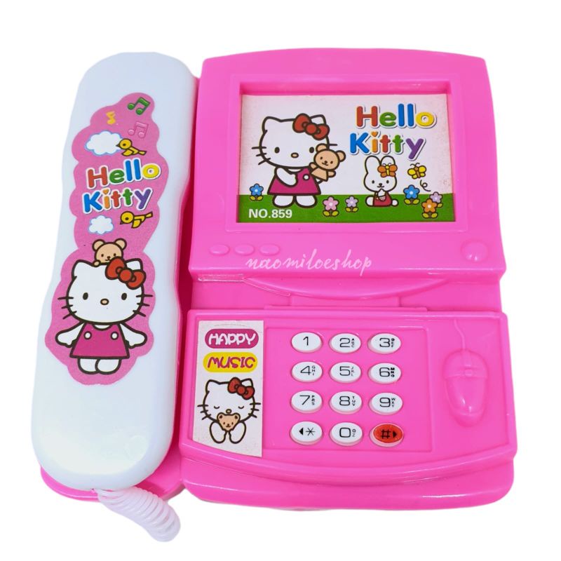Jual Mainan Telephone Hello Kitty dan mainan telepon boneka | Shopee ...