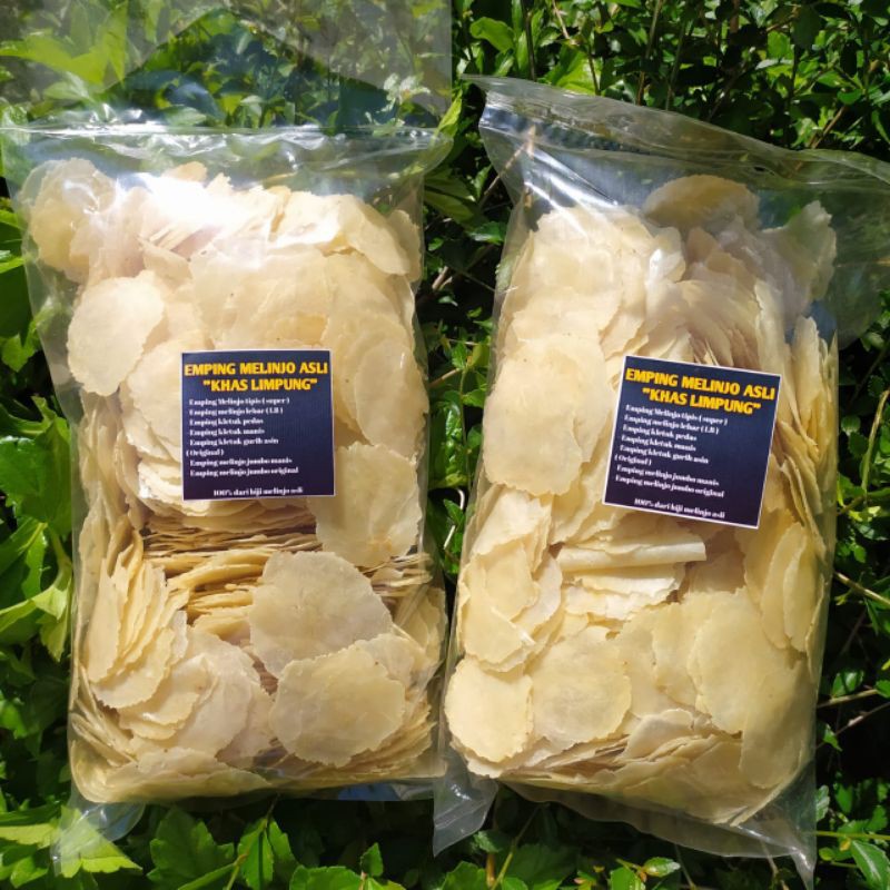 Jual Emping melinjo mentah super tipis 1kg || emping melinjo mentah ...