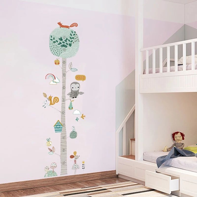 Jual Wall Sticker Dinding Ukuran Tinggi Badan Anak Scandinavian Pohon ...