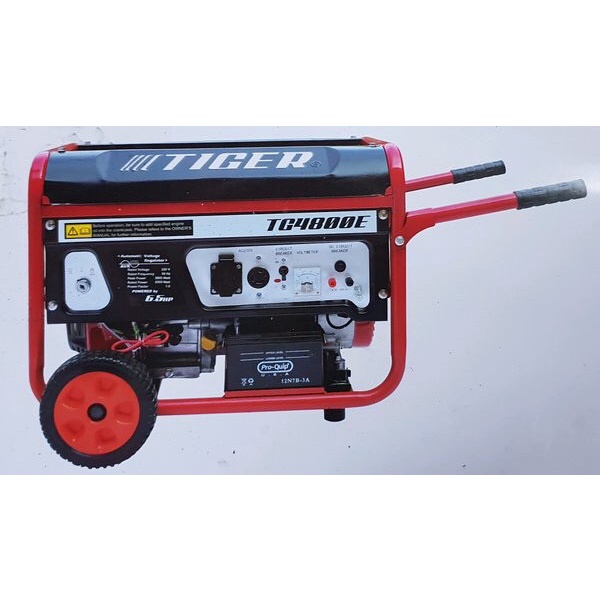 Jual Tiger Generator Listrik Bensin Tipe TG 4800 E ( 2500 Watt ...
