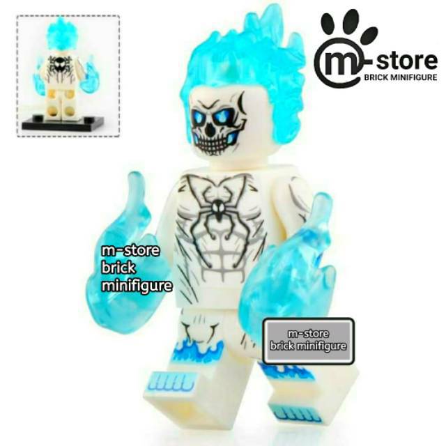 Jual brick ghost spider ghost rider x spider-man spiderman mini toy ...