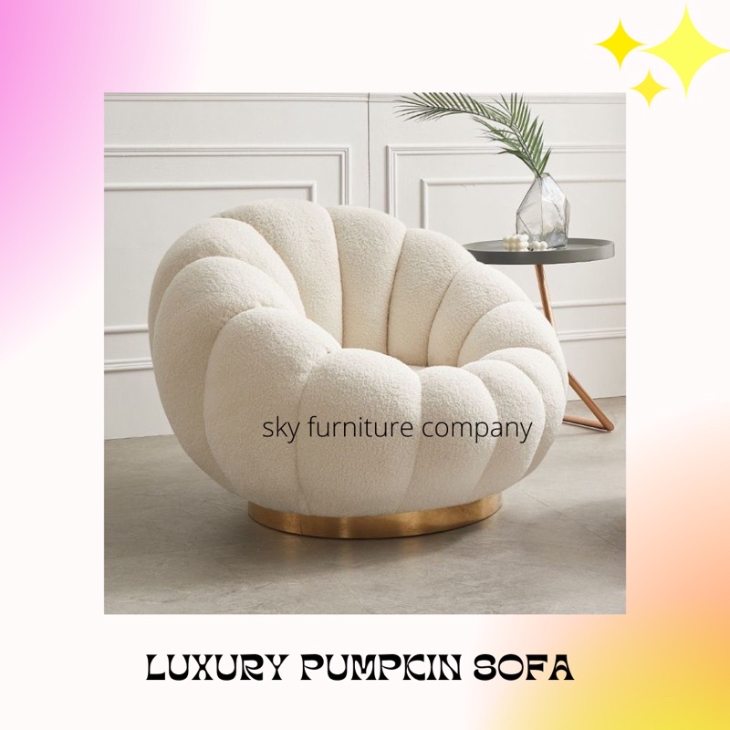 Jual luxury pumpkin sofa (CUSTOM) | Shopee Indonesia