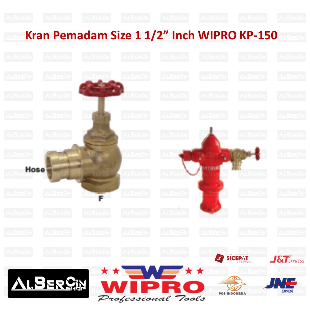 Jual Kran Hidran Hydrant Valve Pemadam 1.5 Inch Tembaga WIPRO KP150 KP ...