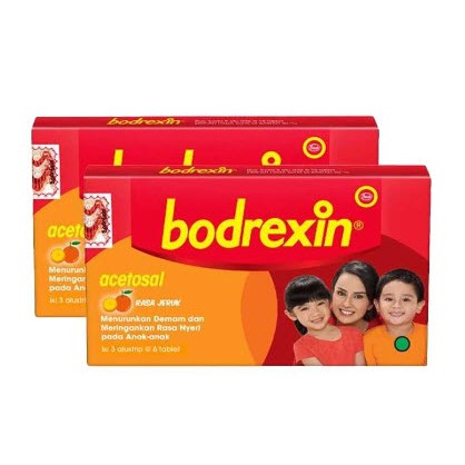 Jual obat turun panas anak -bodrexin tablet rasa jeruk | Shopee Indonesia