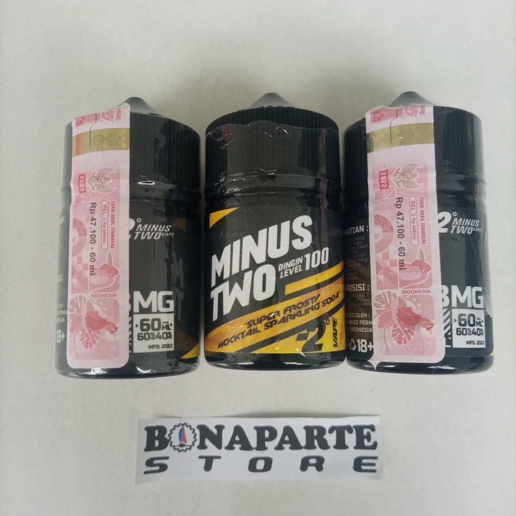 Jual LIQUID MINUS TWO V2 3MG 60ML MOCKTAIL SPARKLING SODA | Shopee Indonesia
