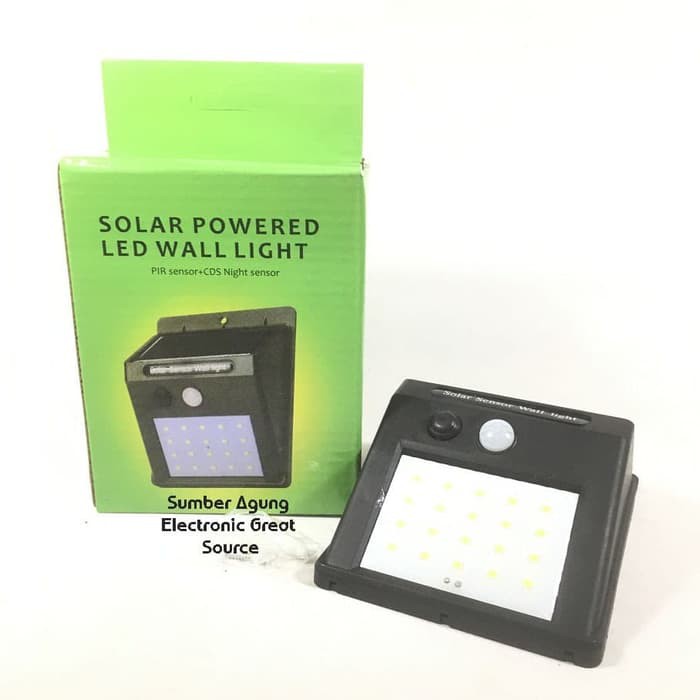 Jual Lampu Dinding Solar Sensor Cahaya Sensor Gerak Saat Gelap Nyala ...