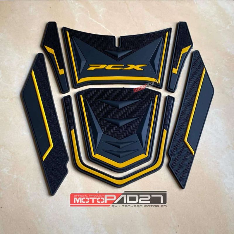 Jual Motopad27 Tankpad Pcx 160 Deckpad Pcx 160 Karet Rubber 3D Honda ...