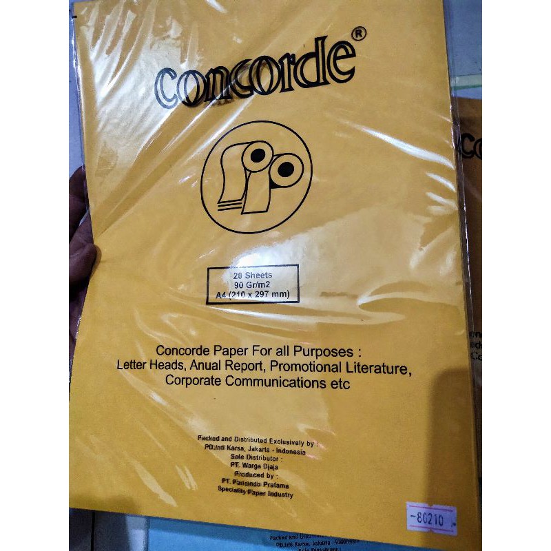 Jual Kertas Concorde A4 90 gr (1 pack) | Shopee Indonesia