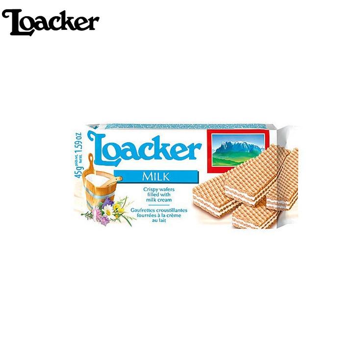Jual Loacker Wafer Milk 2 x 45 gr | Shopee Indonesia