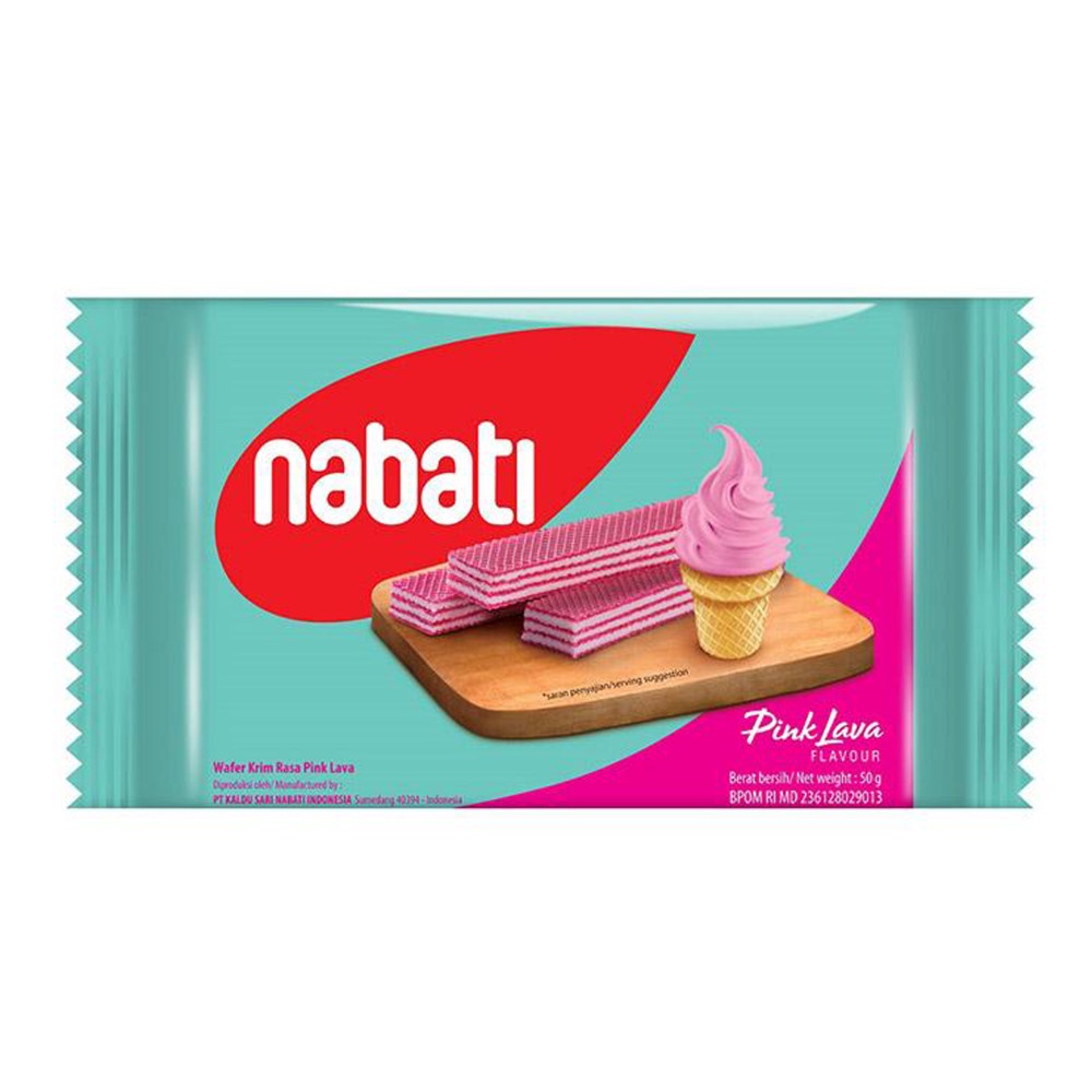 Jual Wafer Nabati Pink Lava 50gr | Shopee Indonesia