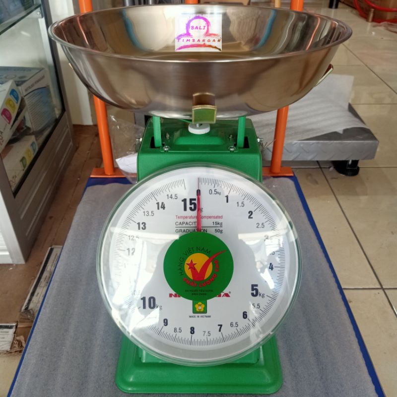 Jual Timbangan Duduk Manual Jarum 15 Kg / 50gr Nhon Hoa Vietnam 15kg | Shopee Indonesia