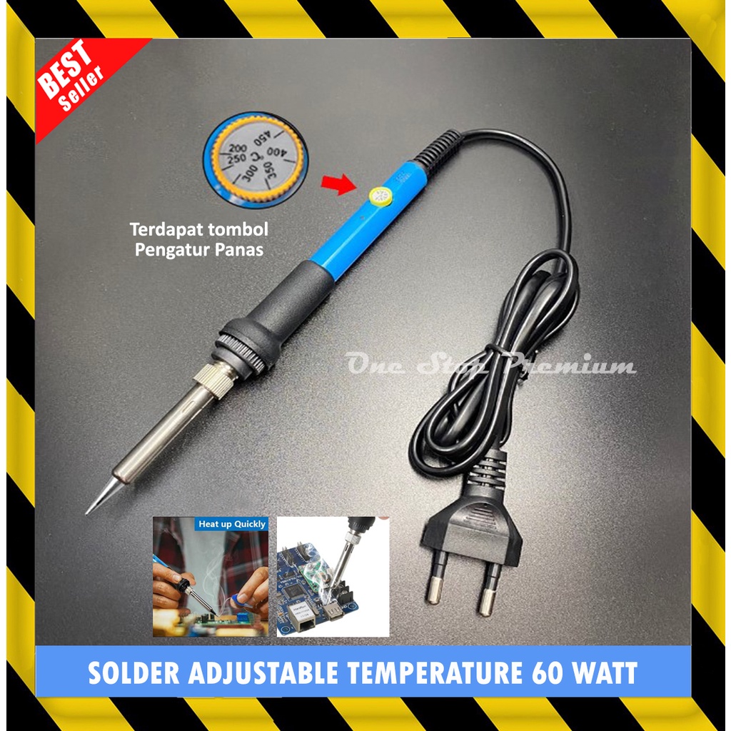 Jual ALAT MESIN TIMAH SOLDER TANGAN SOLDERING LAS IRON PATRI LISTRIK ELEKTRIK TOOL 60 WATT ...