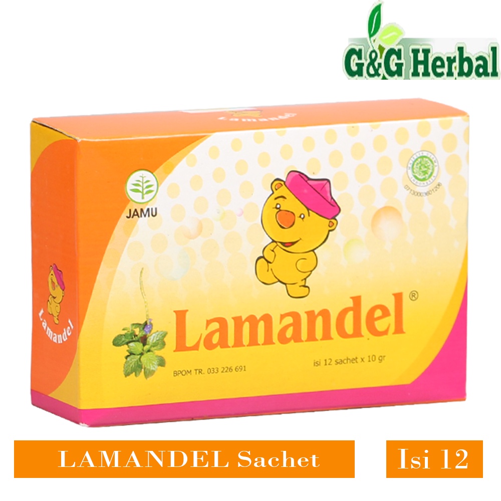 Jual Lamandel isi 12 Sachet | Obat Herbal Amandel | Lamanddel Box ...