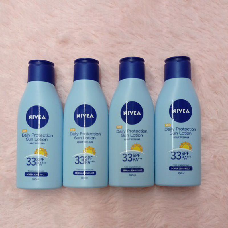 Jual Nivea Daily Protection Sun Lotion SPF 33 100 ml | Shopee Indonesia