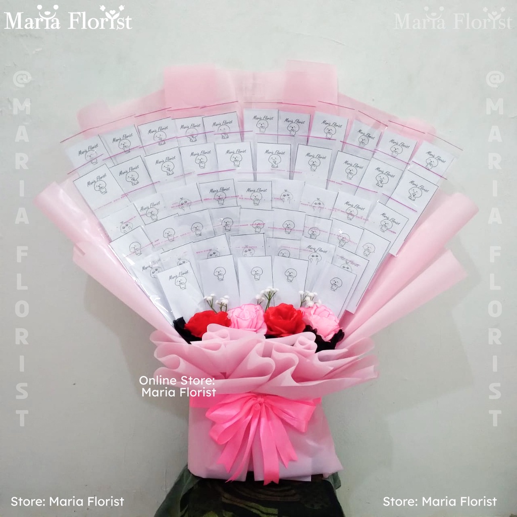 Jual Buket Bunga Uang - Buket Uang 50 Lembar - Buket Bunga Uang ...