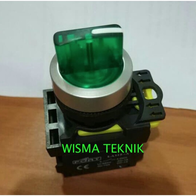 Jual Selector Switch 2 Posisi Led Hijau FORT LA115-A5-10XD | Shopee Indonesia