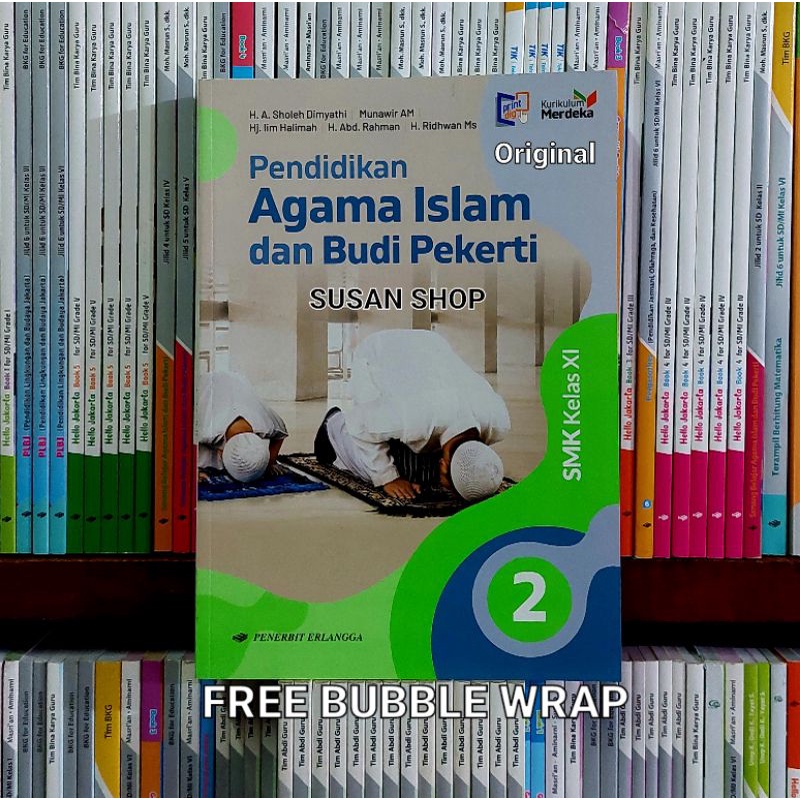 Jual Buku Pendidikan Agama Islam Dan Budi Pekerti Kelas 2 / XI / 11 SMK Erlangga Kurikulum ...