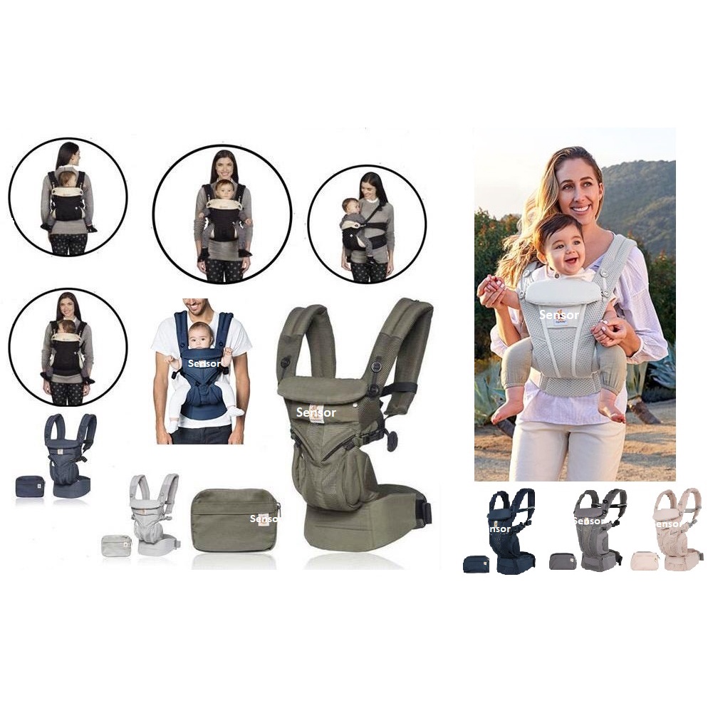 Jual ERG*BABY CARRIER 360 COOL AIR 4 BRE3ZE OMNY POSITION BABY HIPSEAT ...