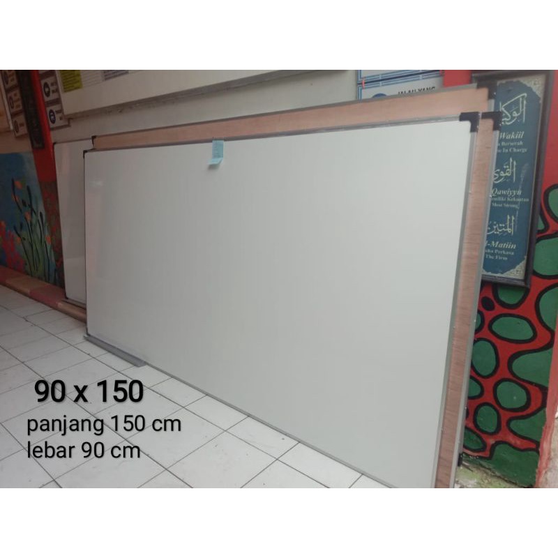Jual whiteboard 90 x 150 cm papan tulis sekolah papan tulis kantor ...