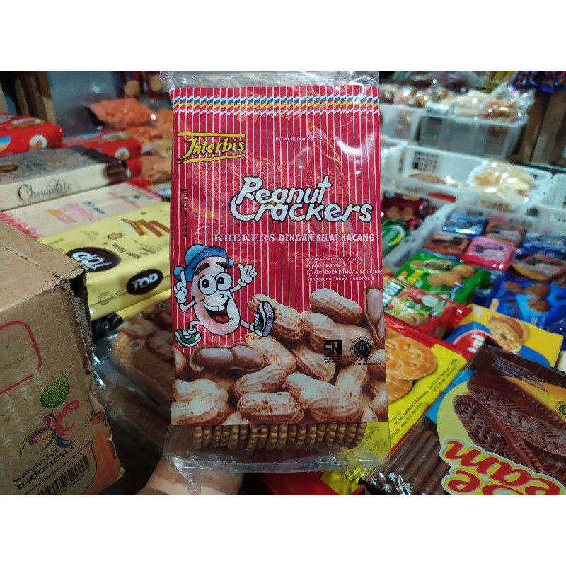 Jual ROTI INTERBIS PEANUTS CRACKERS - ROTI KERING RASA KACANG | Shopee ...