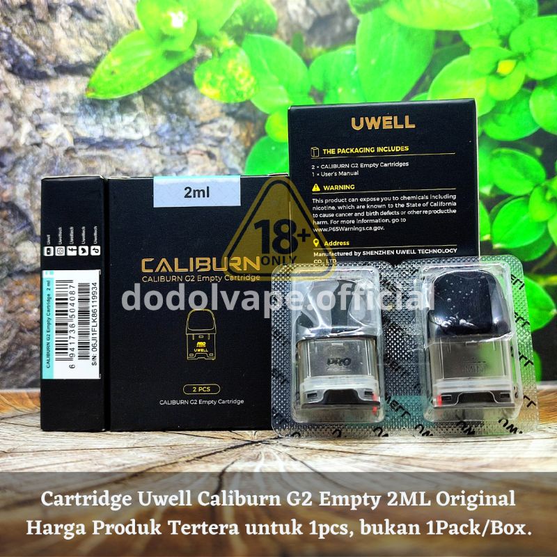 Jual Catridge Caliburn G2 Airflow Merah Empty G2/Gk2 (Harga Satuan ...