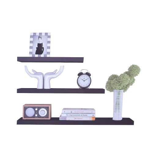 Jual FLOATING SHELF L60 BLACK | Shopee Indonesia