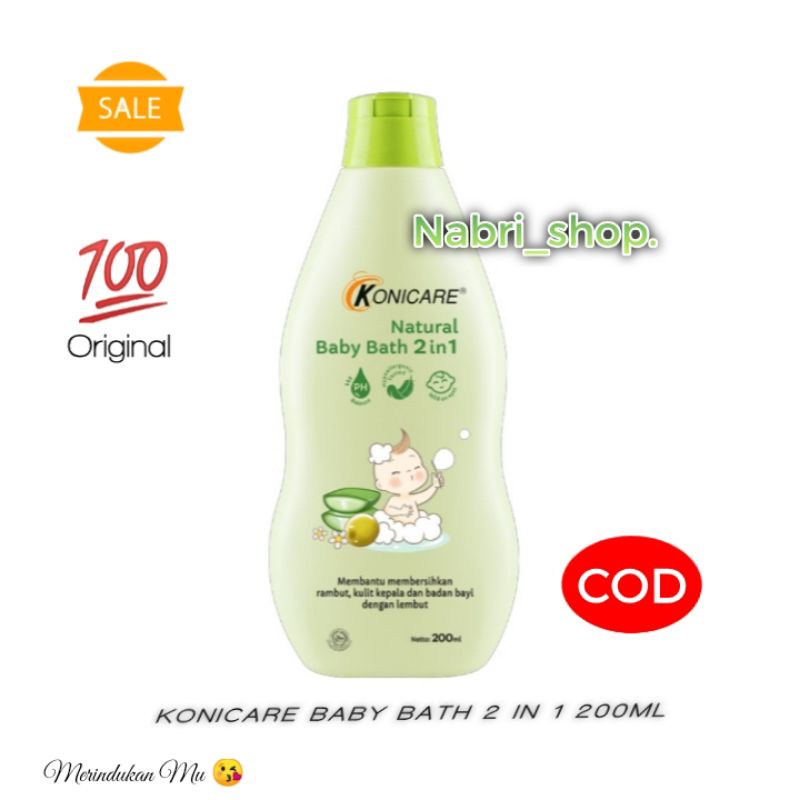 Jual KONICARE NATURAL BABY BATH 2 IN 1 200ML | Shopee Indonesia