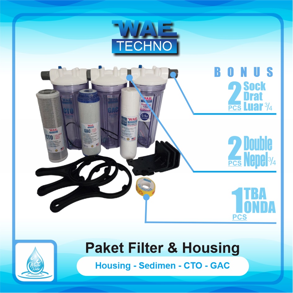 Jual Paket filter RO / paket filter air / ukuran 10inch | Shopee Indonesia