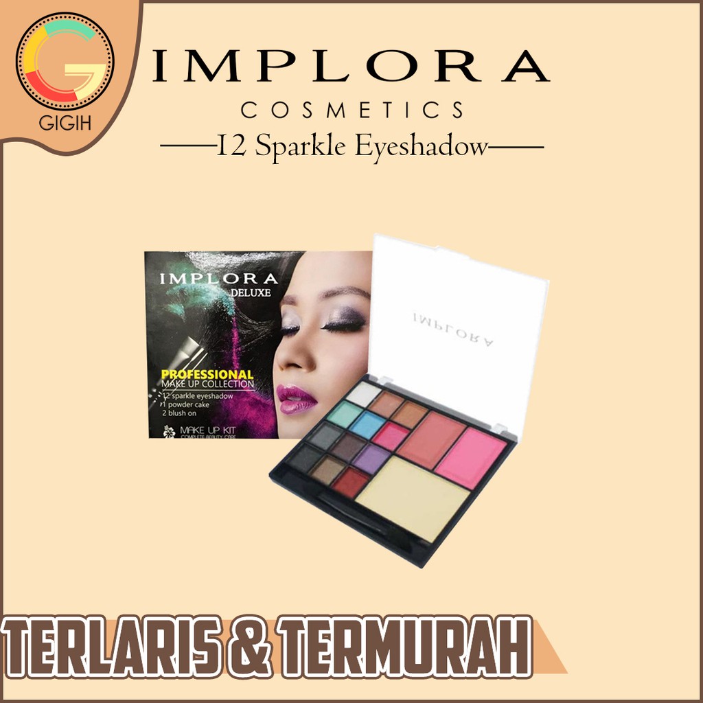 Jual Implora Deluxe 808 Professional Make Up Collection | Shopee Indonesia