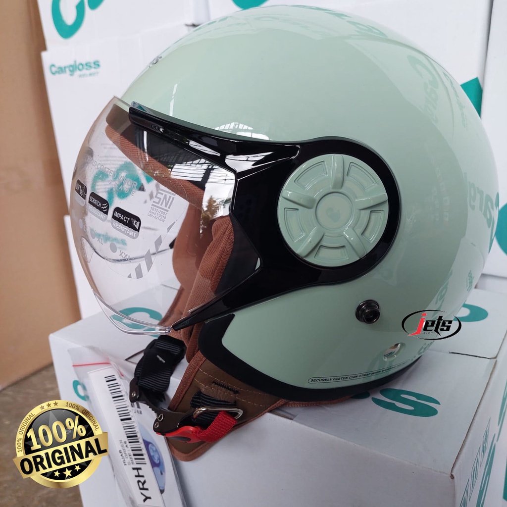 Jual paket helm cargloss hijab YRH Original Free Packing Box | Shopee ...