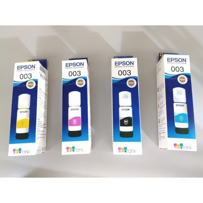 Jual Tinta botol Epson 003 black dan color | Shopee Indonesia