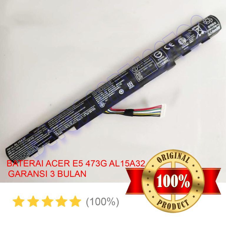 Jual Baterai Battery Laptop Original Acer Aspire E14 E5-473 E5-573 E5 ...