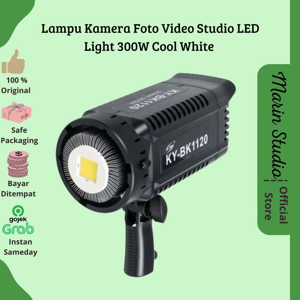 Jual Lampu Kamera Foto Video Studio LED Light 300W Cool White | Shopee ...