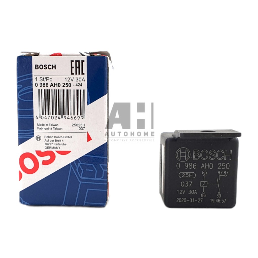 Jual Relay Bosch Kaki 5 - 12V 30A AH0 250 | Shopee Indonesia