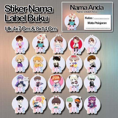 Jual Stiker korea chiby anime Bts Bt Bt21 karakter jimin jhope rm kim ...