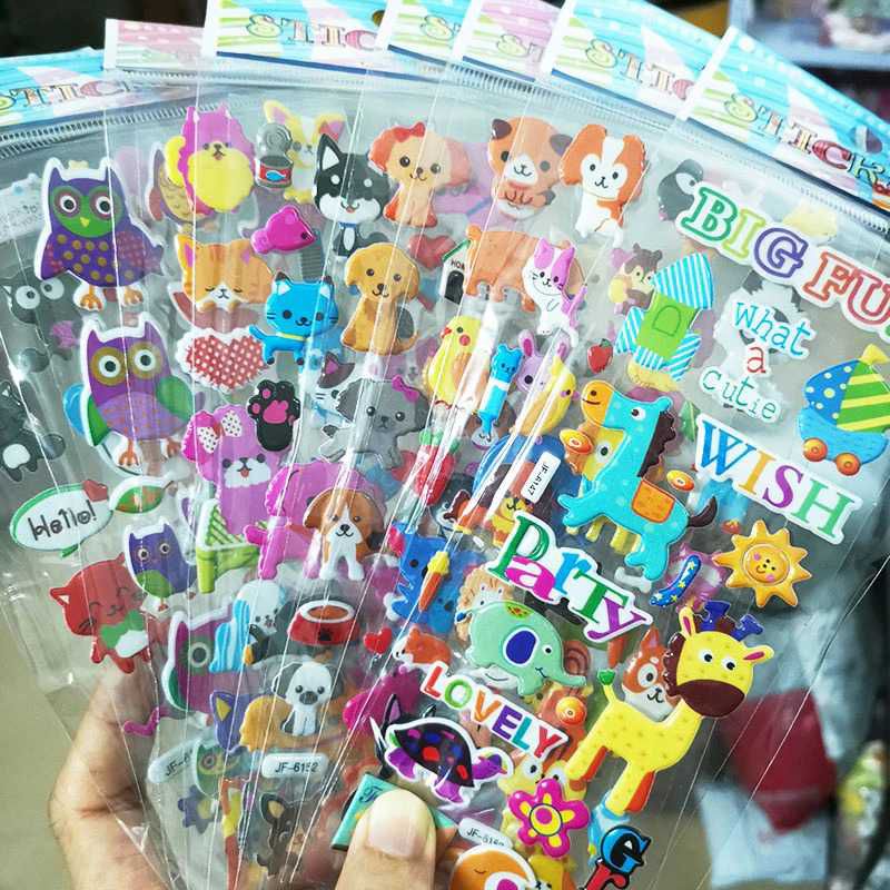 Jual Mainan Anak 3D Sticker Sheets Children Toy - SU-034 | Shopee Indonesia