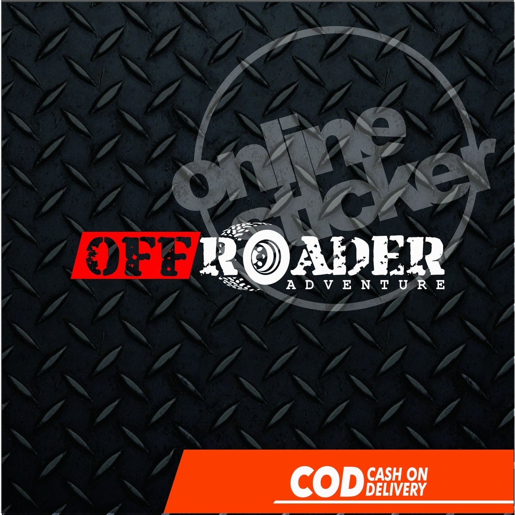 Jual Sticker Off Roader adventure menyala | cutting sticker | Shopee ...
