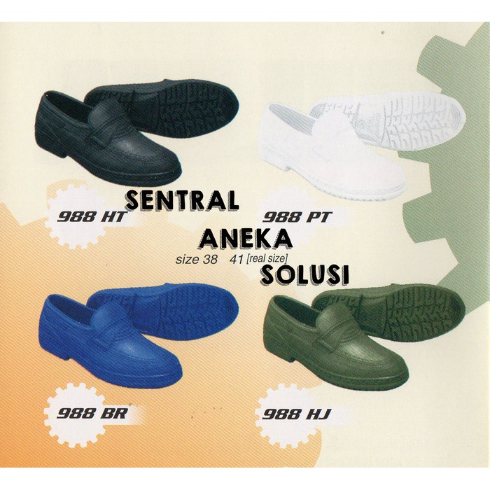 Jual TOYOBO boots sepatu formal kerja fantofel boot putih white TYB 988 ...