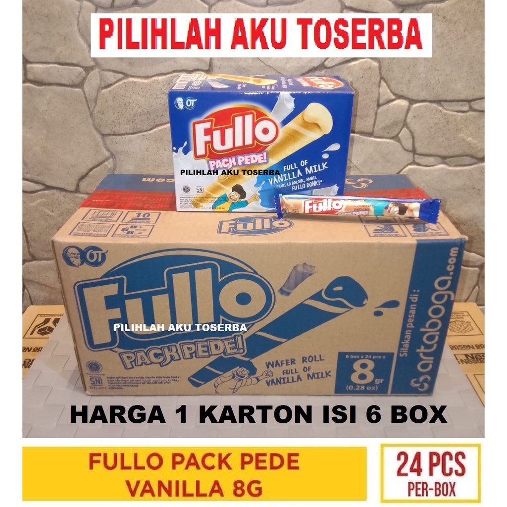 Jual FULLO STICK VANILLA 8 gram - HARGA 1 KARTON ISI 6 BOX | Shopee ...