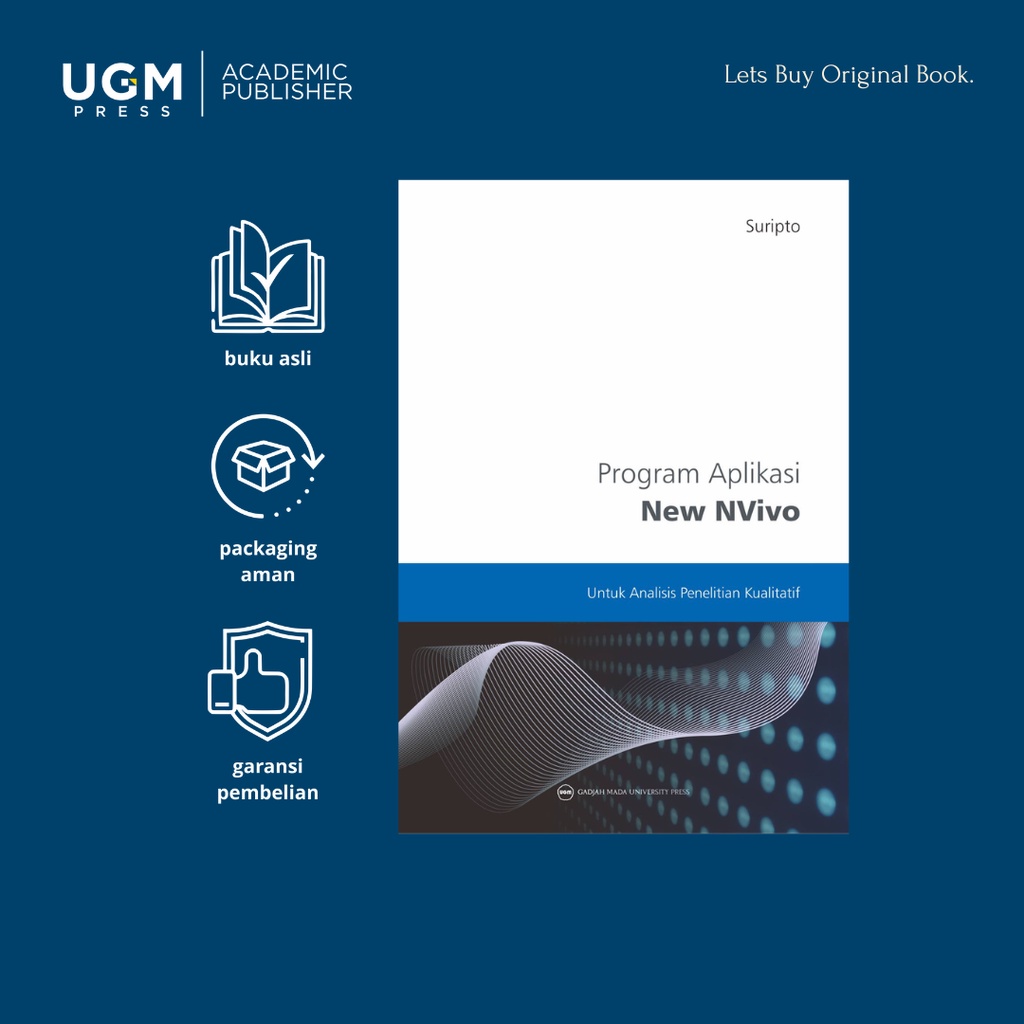 Jual UGM Press Buku Original Program Aplikasi New Nvivo Untuk Analisis ...