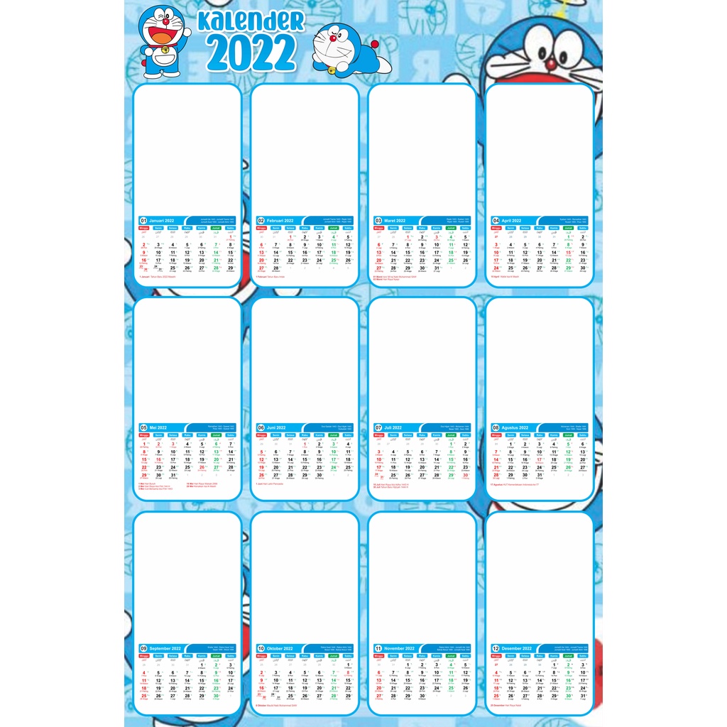 Jual Kalender Dinding 2024 - Kalender Custom Foto - Kalender 2024 ...