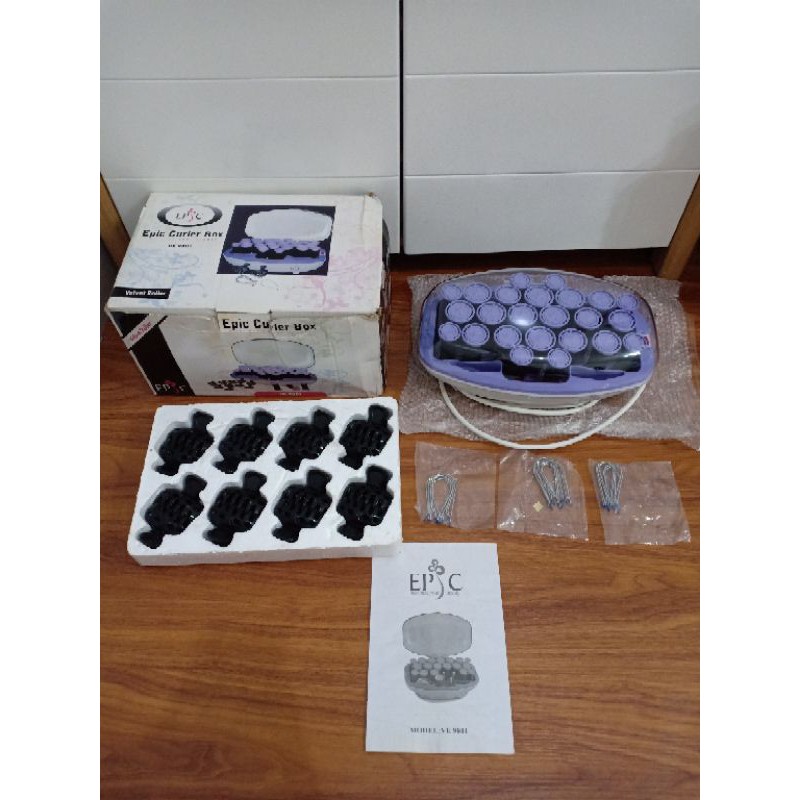 Jual Alat Curly Pengeriting Rambut Epic Curler Box VE9801 biasa Banyak ...